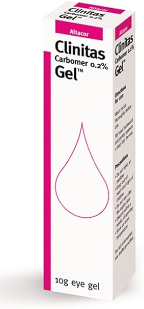 Clinitas Gel (carbomer 0.2%) 10g eye gel: Pack of 3: Amazon.co.uk ...