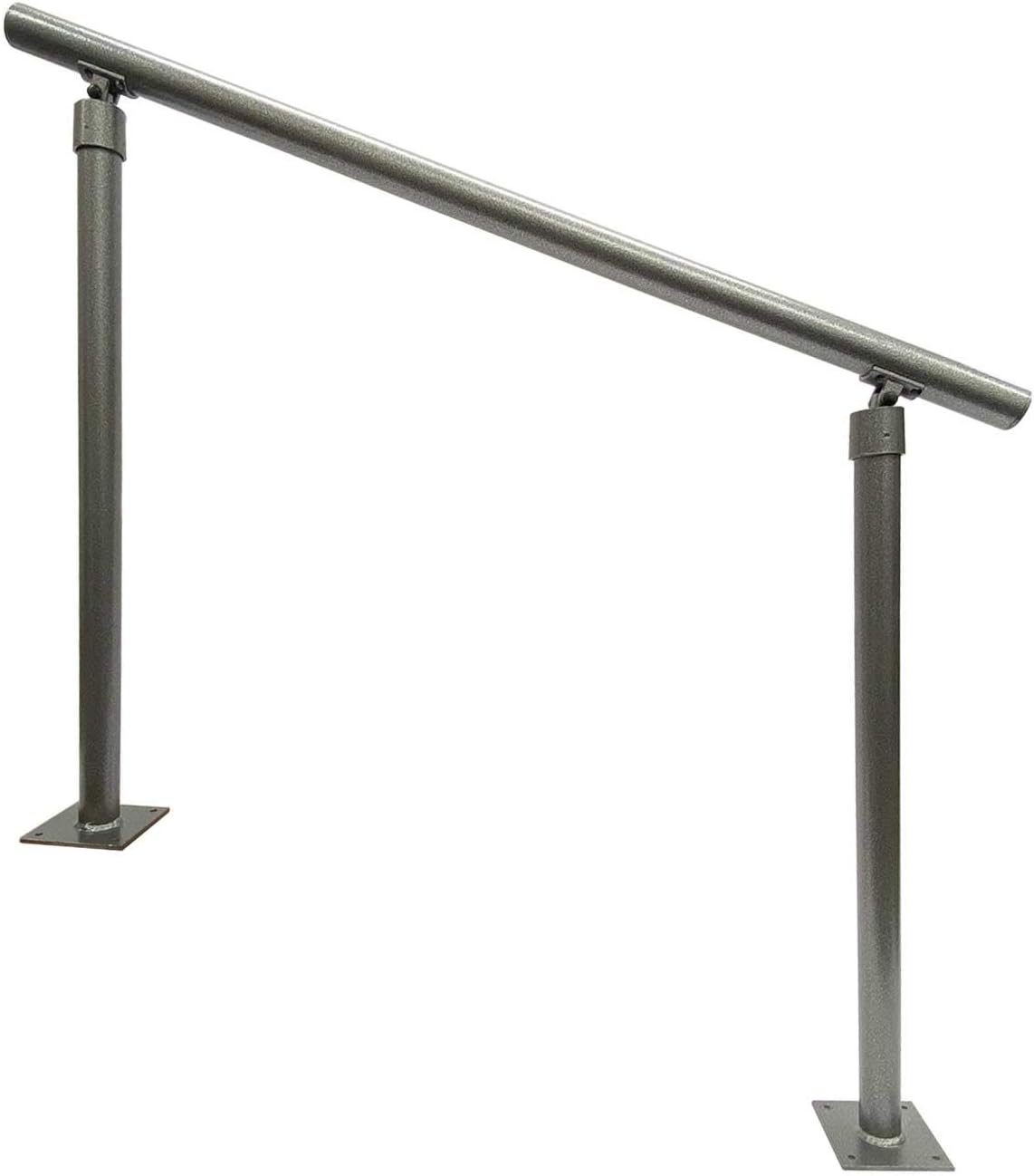 Madden Industries Aluminum Round Pipe Stair or Walkway Handrail with ...