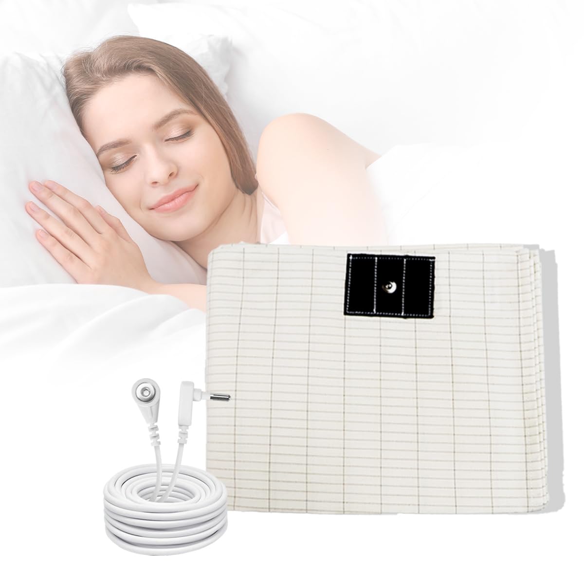 Grounding Sheet, Grounding Flat Sheet for Bed with Grounding Cord ...