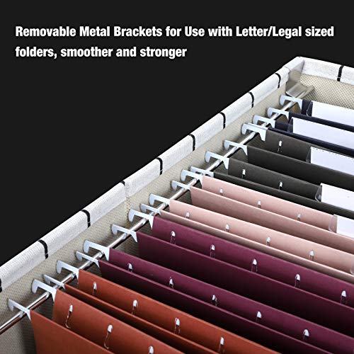 Upgraded Collapsible Hanging File Storage Boxes with Smooth Sliding ...