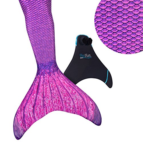 Buy Fin Fun Mermaid Tails for Swimming with Monofin – Girls, Boys, Kids ...
