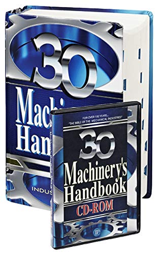 Machinery's Handbook, Large Print & CD-ROM Set (Machinery's Handbook ...