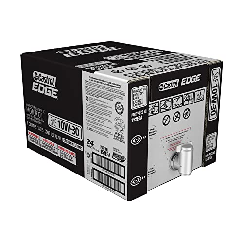 Castrol Edge 10W-30 Advanced Full Synthetic Motor Oil, 6 Gallon Enviro ...
