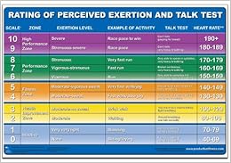 Rating of Perceived Exertion Chart (Poster) : Andre Noel Potvin: Amazon ...
