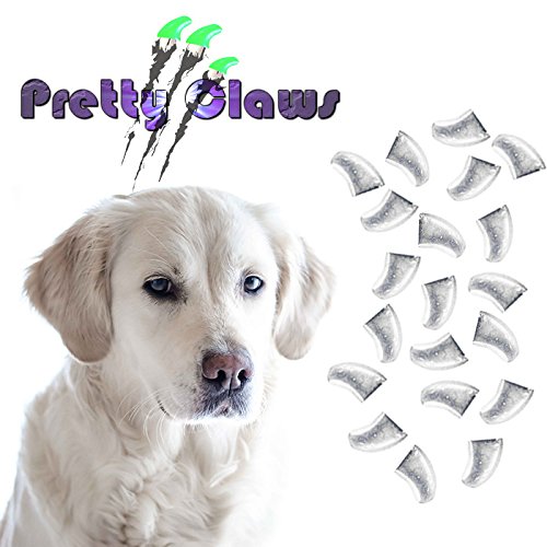 Amazon.com: Pretty Claws 60 Piece Soft Nail Caps with Adhesive For Dog ...
