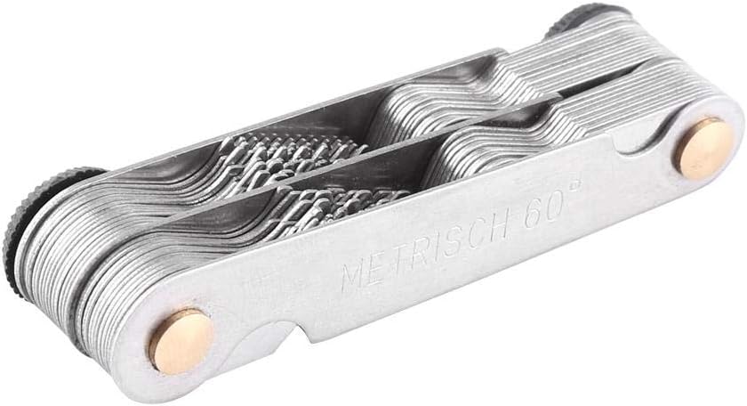 Stainless Steel Thread Gauges Screw Pitch Gauge 60 and 55 Degree Thread ...