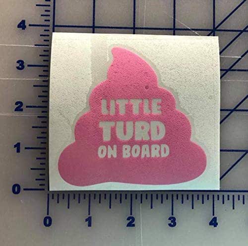 Amazon.com: Little Turd / Turds on Board Vinyl Decal MULTIPLE COLORS ...