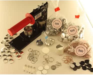 Amazon.com: 1" Tecre Button Pin Maker / Badge Press Machine with ...