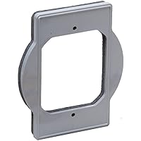 TayMac PRBA400G Plastic Round Box Adapter, Gray - - Amazon.com