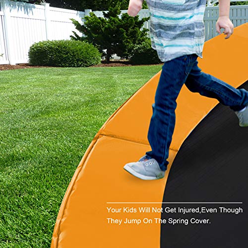 Exacme Trampoline Pad Replacement Round Safety Spring Cover, No Hole ...