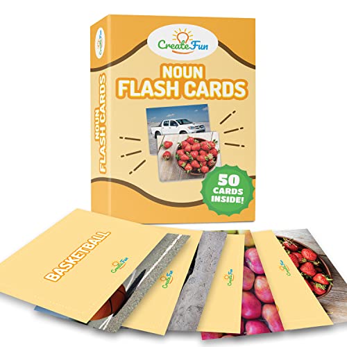Noun Flash Cards Volume 1-50 Educational Flash Cards for Children and ...