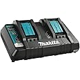 Makita DC18RD 18V Lithium-Ion Dual Port Rapid Optimum Charger, 2-Port : Amazon.ca: Tools & Home ...