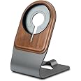 Amazon.com: Natural Wood Stand for Apple MagSafe Charger, Real Walnut ...