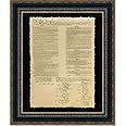 Amazon.com: Wall Art Giant Bill Of Rights | Custom Framed Historic ...