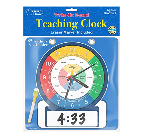 Teacher s Choice Writable Dry Erase Learning Clock Large 12 teacher-s-choice-writable-dry-erase-learning-clock-large-12