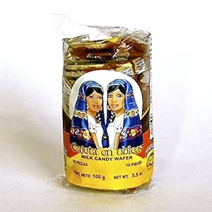 Amazon.com: Cabadas Mini Obleas with Cajeta - 20 Pieces of Wafers with ...