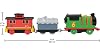 Thomas & Friends Motorized Toy Train Percy Engine & Brake Car Bruno ...