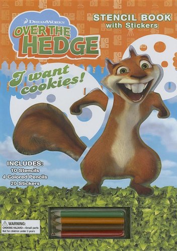 Over the Hedge Stencil Activity Book: With Stickers: Paula Marshall ...