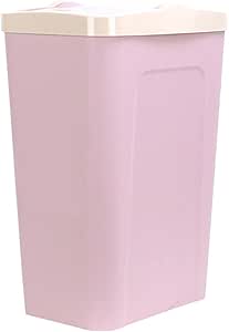 Amazon.com: Trash Can Hflove Plastic Swing Lid Trash Bin Bathroom ...