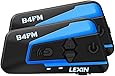 LEXIN 2pcs LX-B4FM Motorcycle Bluetooth Headset with FM Radio ...
