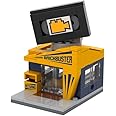 Amazon.com: Brick Loot Mini City Video Rental Store Building Set – 123 ...