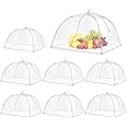 Amazon.com: SPANLA Mesh Food Covers, 8 Pack Large and Tall Food Covers ...