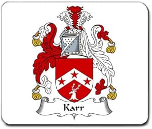 Amazon.com: Karr Family Crest Coat of Arms Mouse Pad : Office Products