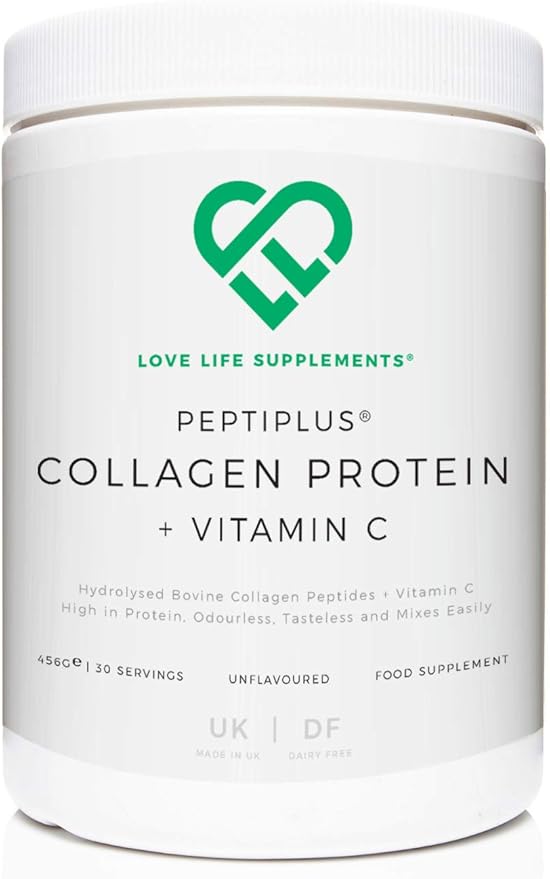 PEPTIPLUS® Collagen Protein + Vitamin C by LLS | Hydrolysed Bovine ...