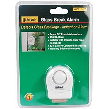 Amazon.com : HomeSafe Glass Break Window / Door Shock Detection Sensor ...