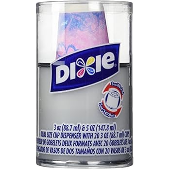 Amazon.com: Dixie Disposable Paper Cup Dispenser, For 3 Ounce or 5 ...