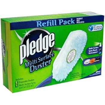Amazon.com: SC Johnson Pledge Multi Surface Duster Refill: 5 Disposable ...