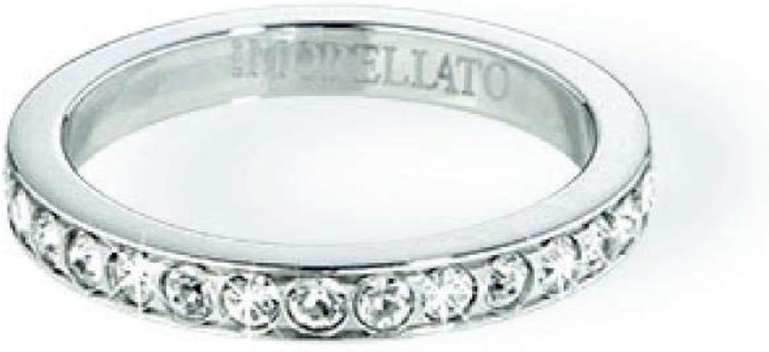 Morellato Damenring, LOVE RINGS Kollektion, aus Edelstahl, Kristalle ...