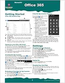 Office 365 Quick Source Reference Guide: Quick Source: 9781935518334 ...