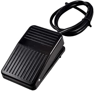 Pedal Switch,Momentary Foot Pedal Switch Black AC 250V 10A SPDT NO NC ...