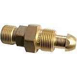 CGA-580 to CGA-320 Adapter # 810, Argon Bottle to CO-2 Carbon Dioxide ...