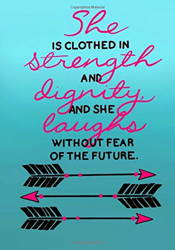 Amazon.com: She Is Clothed In Strength and Dignity and She Laughs ...