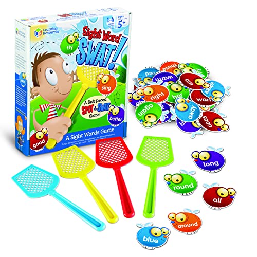 Learning Resources Sight Word Swat ® a Sight Words Game - 114 Pieces ...