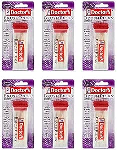 Amazon.com: The Doctor's BrushPicks Interdental Toothpicks | 120-Picks ...