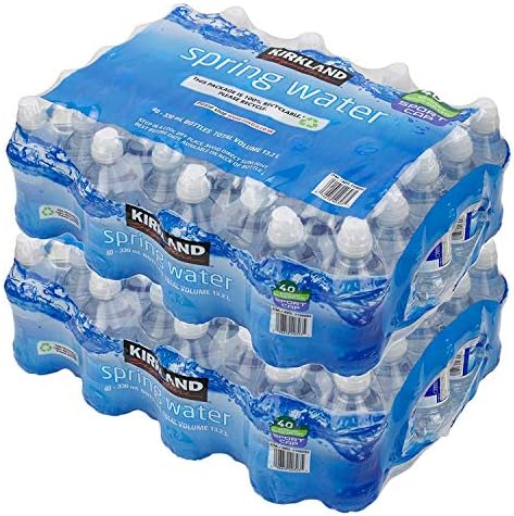 Kirkland Signature Natural Spring Water Sports Cap Bottle 330ml (80 ...