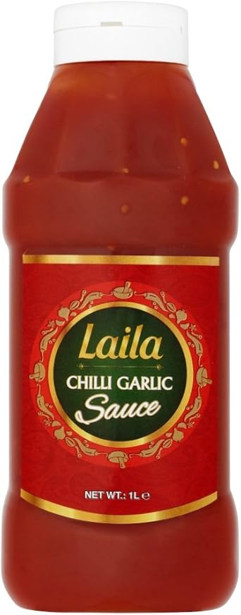 Laila Chilli and Garlic Sauce, 1 Litre: Amazon.co.uk: Grocery