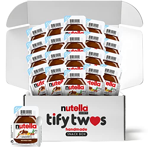 Mini Nutella Snack Box - 20 Pack, Hazelnut Spread Chocolate Perfect ...