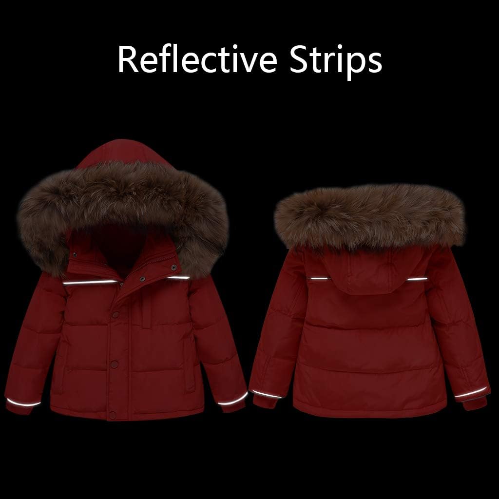 2PC Baby Snowsuit Set Winter Puffer Jacket and Snow Pants Kids Ski Suit ...