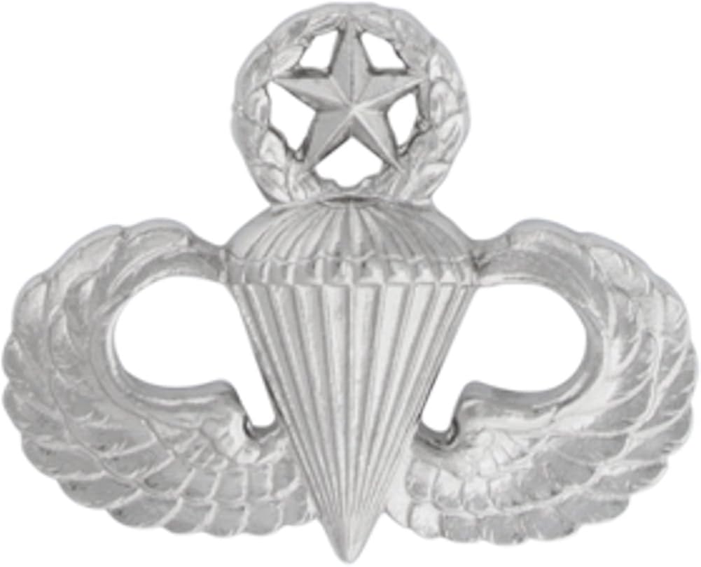 Amazon.com: MASTER Parachutist Badge Metal Insignia - NON SUBDUED ...