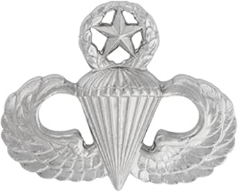 Amazon.com: MASTER Parachutist Badge Metal Insignia - NON SUBDUED ...