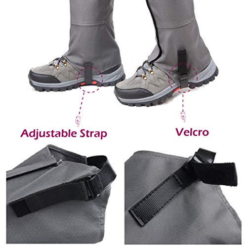 TRIWONDER Leg Gaiters Waterproof Snow Boot Gators Hiking Gaiters Men ...