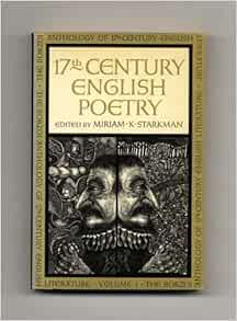 Seventeenth-Century English Poetry; Seventeenth-Century English Prose; Religious Prose Of ...