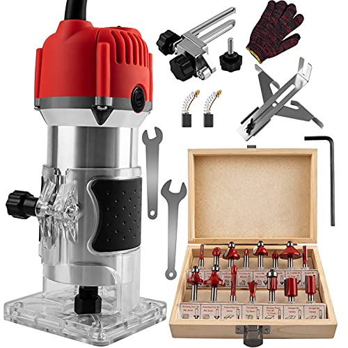 Compact Wood Router Tool 110V Electric Hand Woodworking Trimmer Palm ...