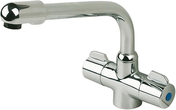 Swirl Ceramic Disc Mono Mixer Kitchen Tap Chrome: Amazon.co.uk: DIY & Tools