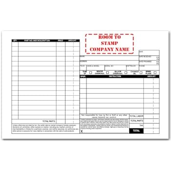 Amazon.com : Small Engine Repair Form : Office Products