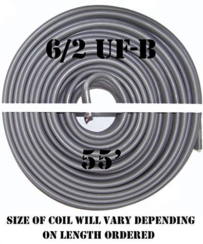 6/2 UF (Underground Feeder - Direct Earth Burial) Cable: Amazon.com ...